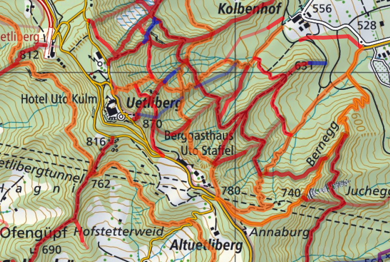 Stijn Vermeeren: Trampelpfade am Uetliberg